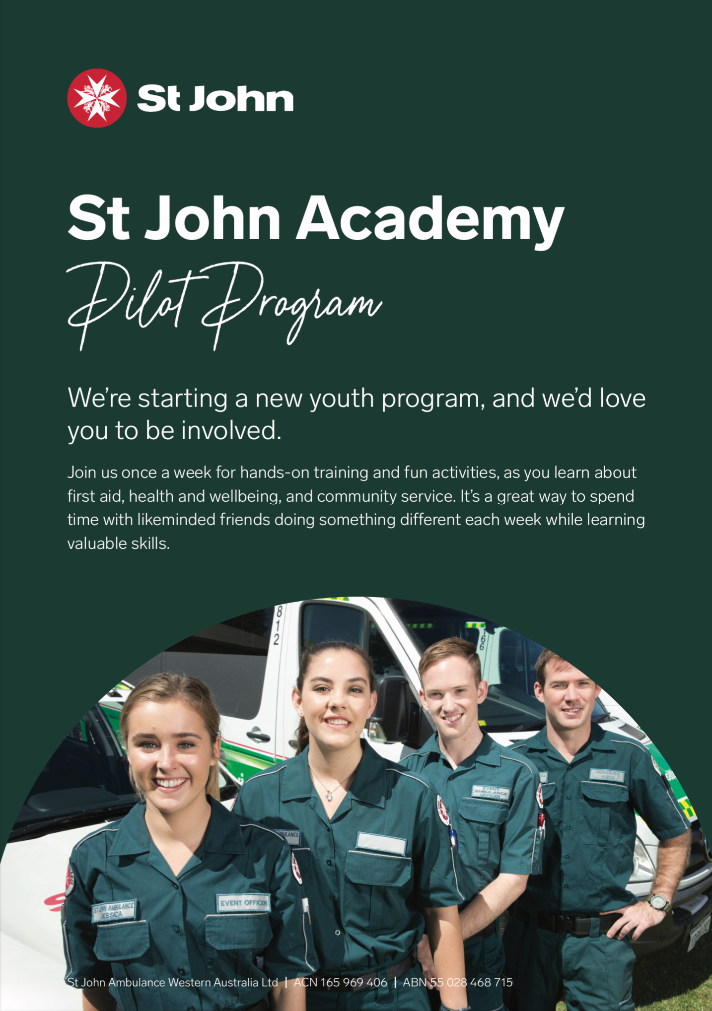 St John Pilot Program – Chisholm Catholic College